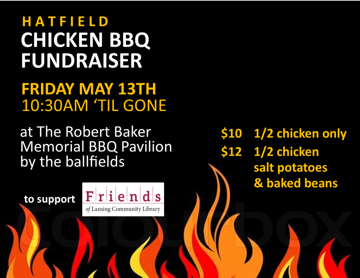 Hatfield Chicken BBQ - Friends of the Library Fundraiser - Lansing ...