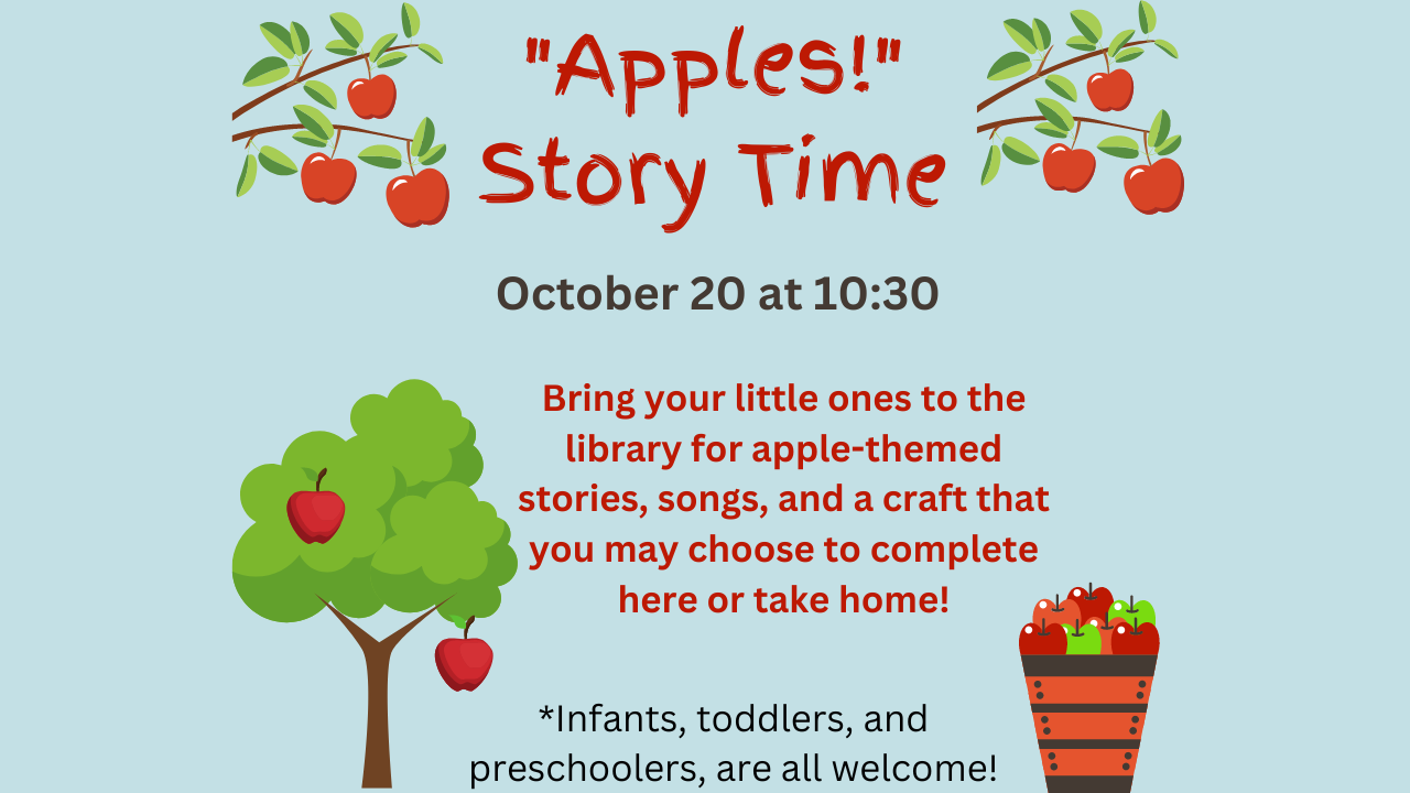 Storytime Is Back October 20th! - Lansing Community Library