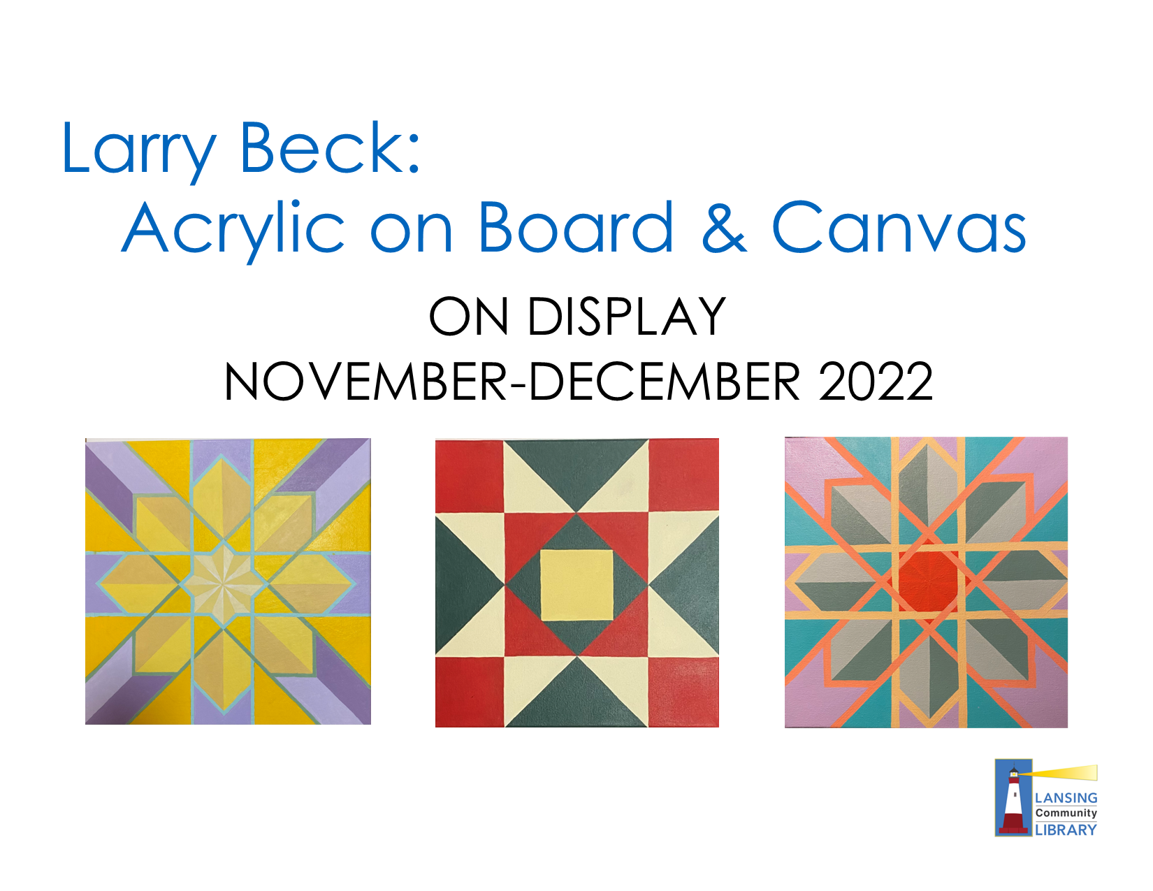 On Display - Artwork by Larry Beck - Lansing Community Library