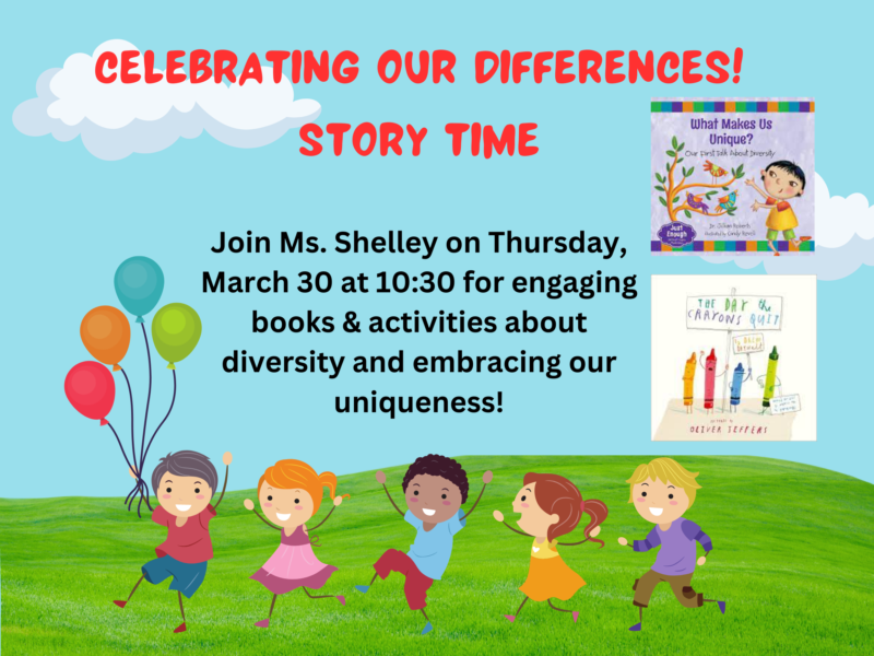"Celebrating Our Differences!" Story Time - Lansing Community Library