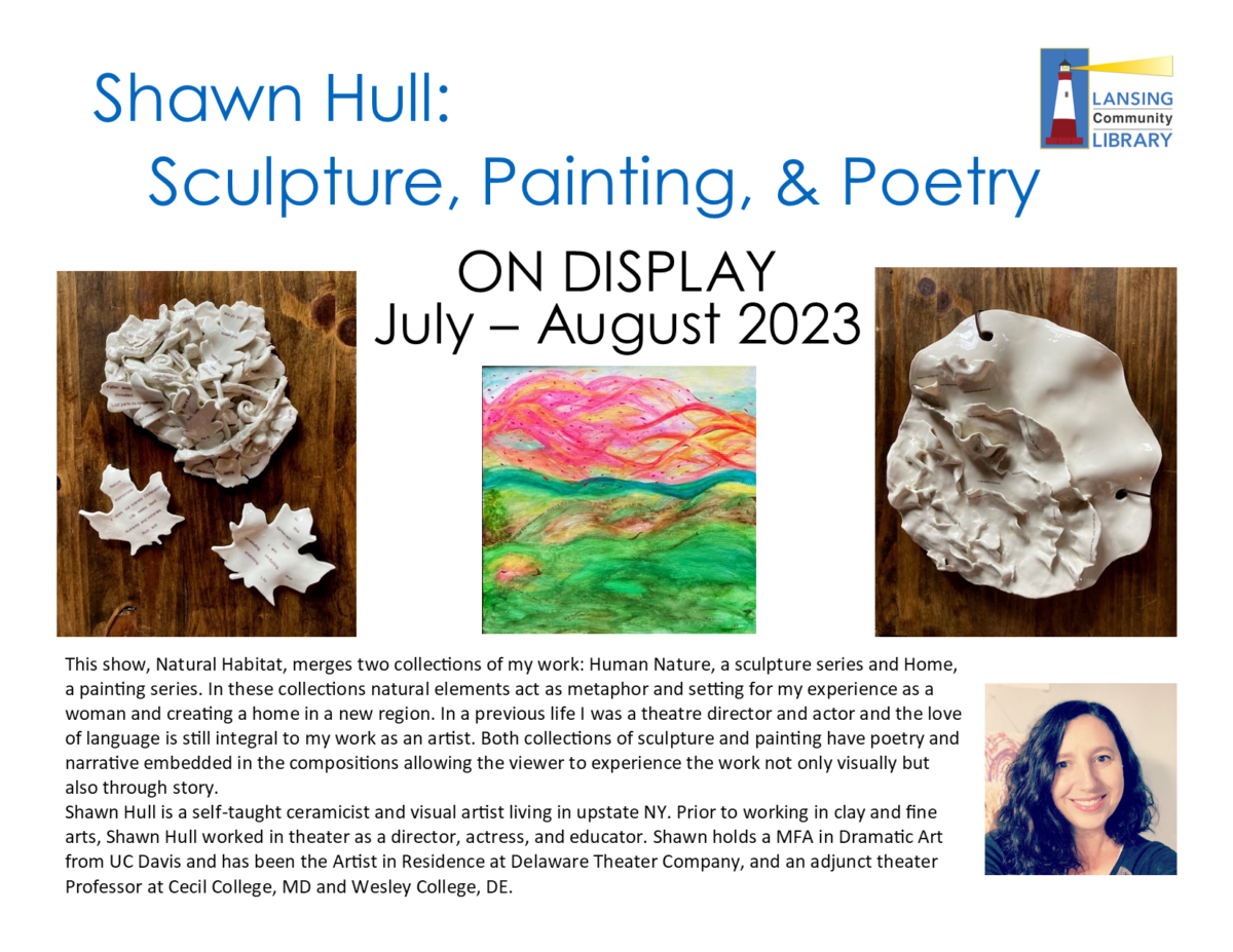 On Display - Sculpture, Painting, & Poetry by Shawn Hull - Lansing ...