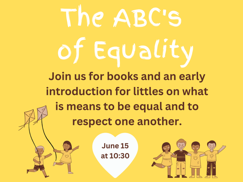 "The ABC's of Equality" Story Time - Lansing Community Library