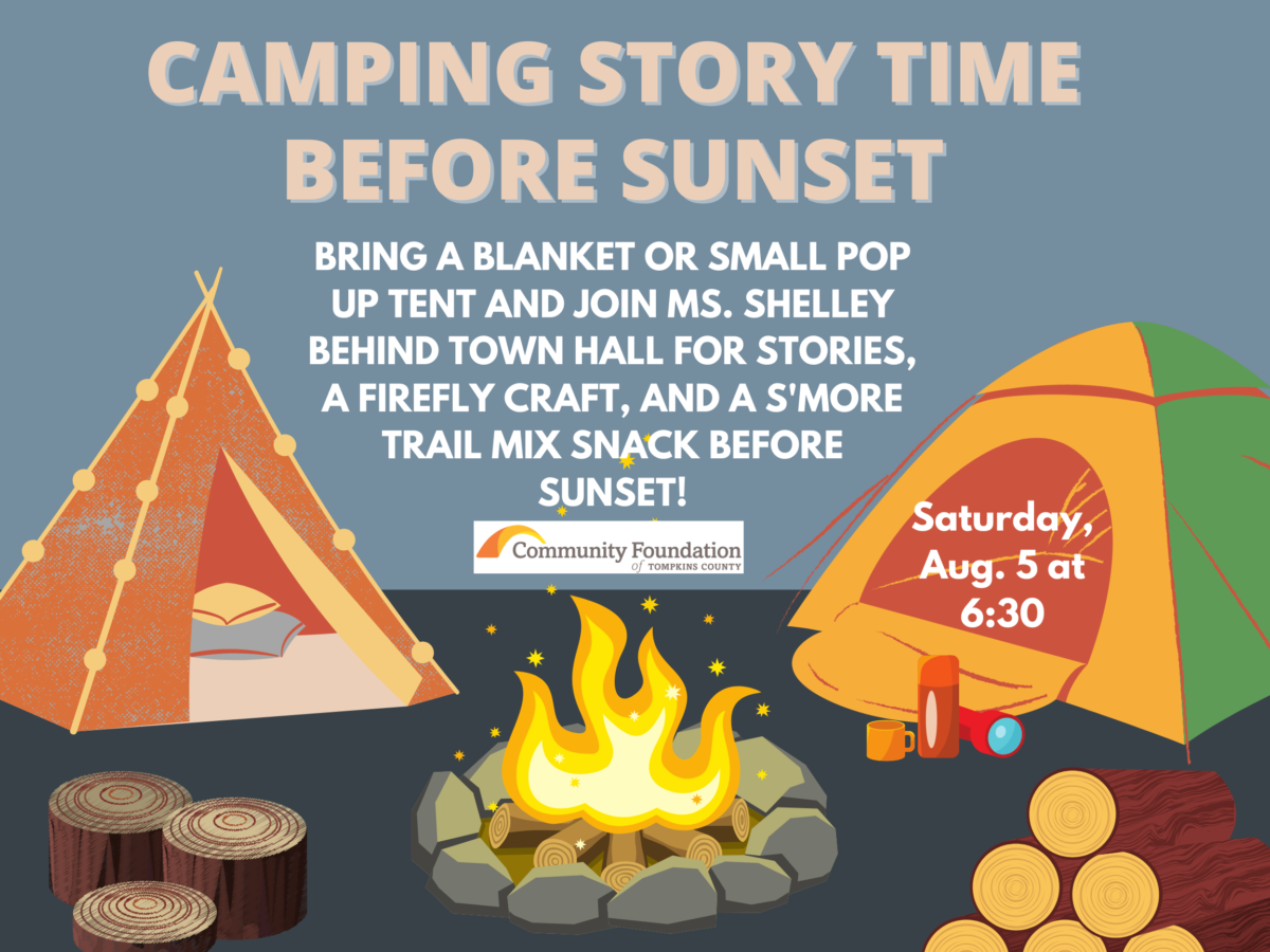 Camping Story Time Before Sunset - Lansing Community Library