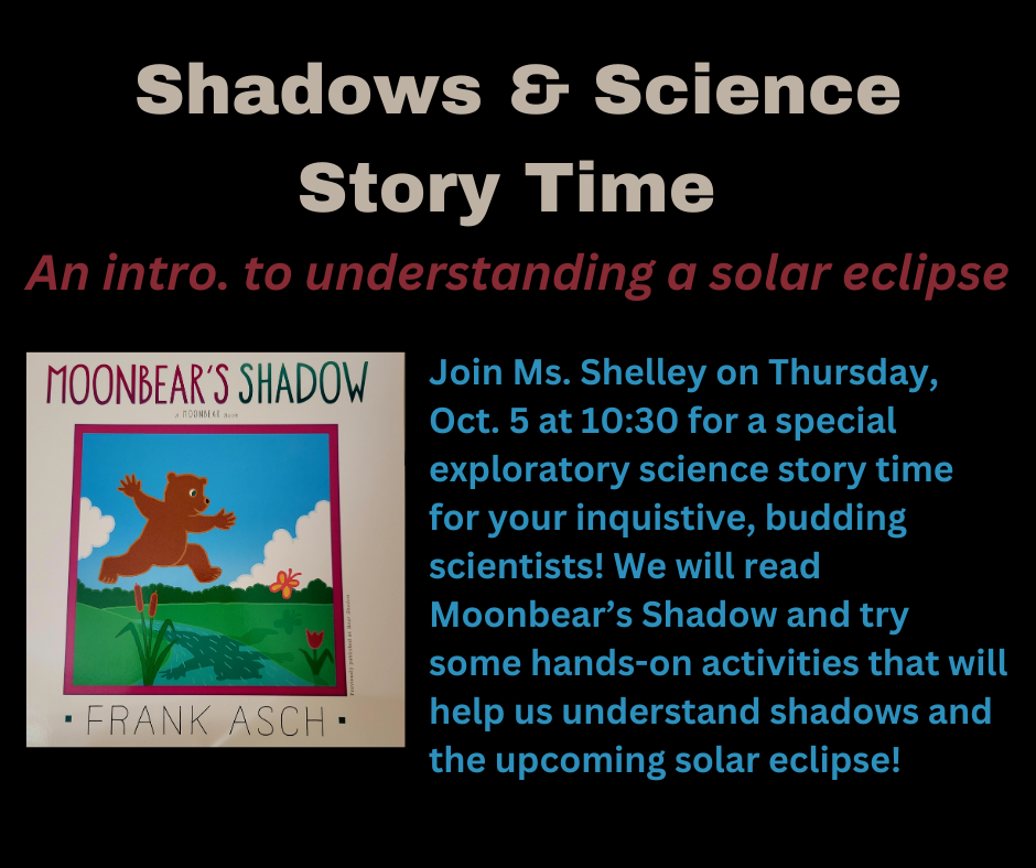 Shadows & Science Story Time - Lansing Community Library